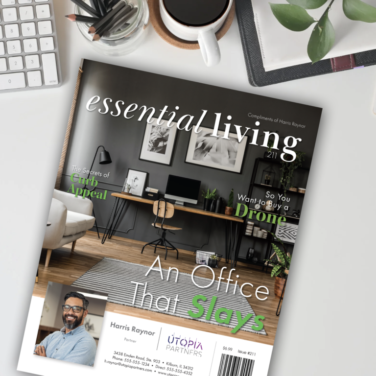Essential Living personally branded magazine - Essential Engine