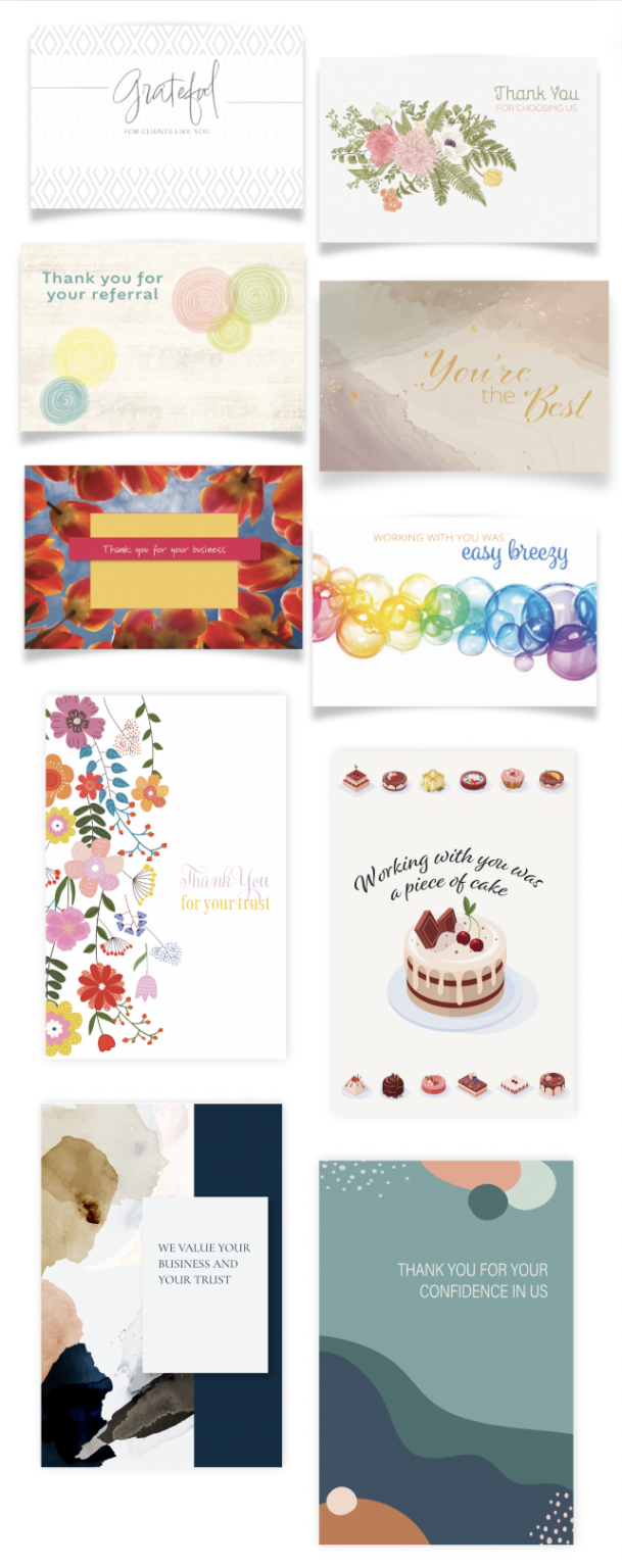 Thank you cards - Essential Engine